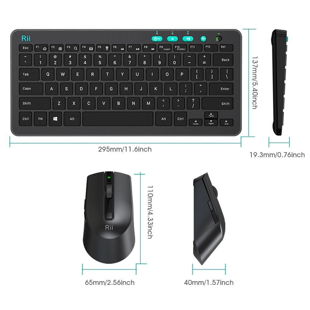 Wireless Optical Keyboard + Mouse Set - PiShop.us