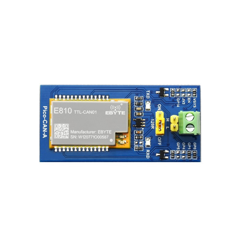 CAN Bus Module for Raspberry Pi Pico, UART to CAN conversion - PiShop.us