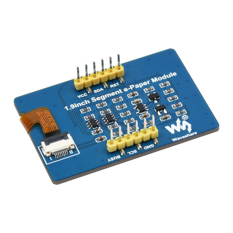 1.9inch Segment E-Paper Module, 91 Segments, I2C Bus, Ideal for ...