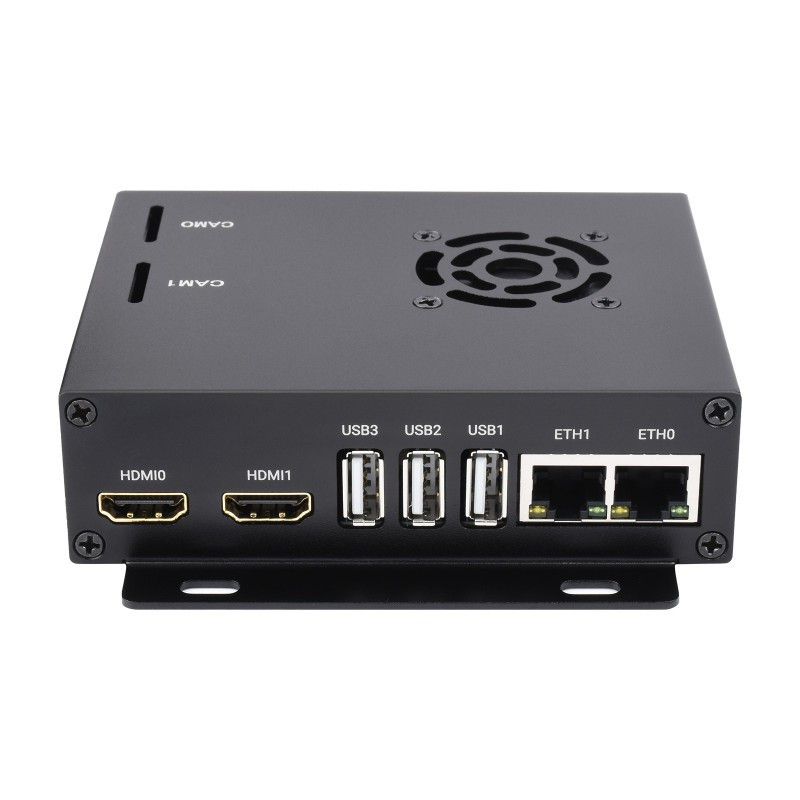 WIFI6 Dual ETH Base Board/Mini-Computer Designed for Raspberry Pi Compute Module 4(NOT Included ...