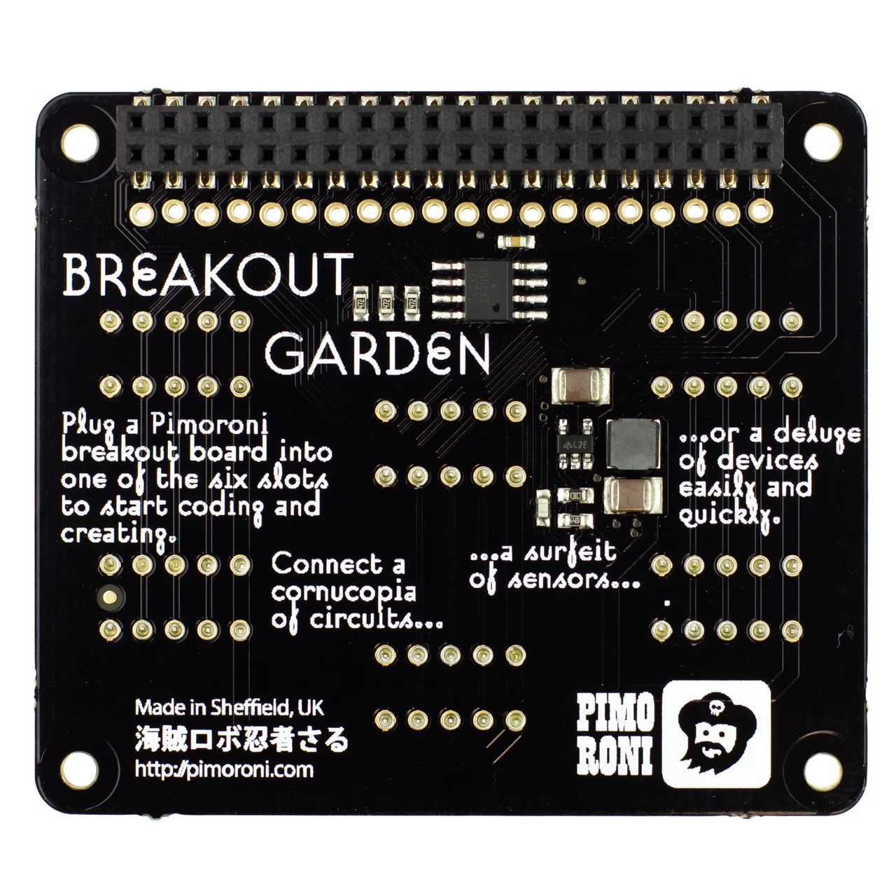 Breakout Garden for Raspberry Pi (I2C) - PiShop.us