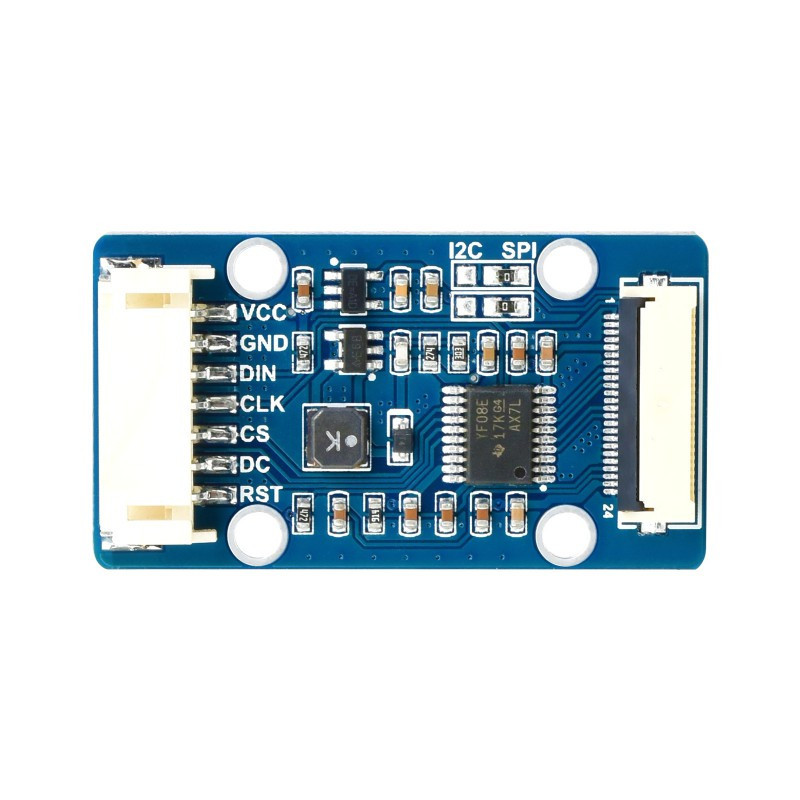 1.51inch Transparent OLED, 128×64, SPI/I2C, light blue color display ...