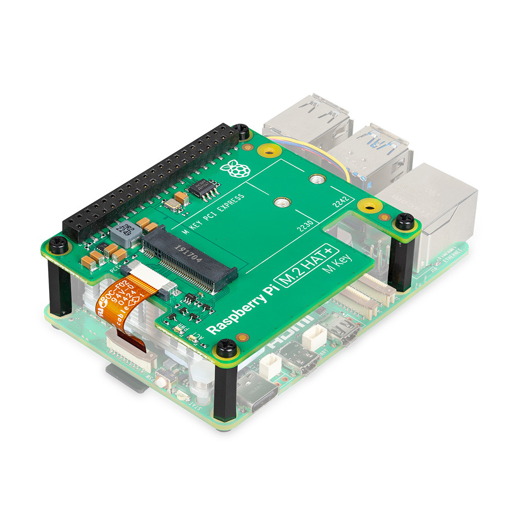 Raspberry Pi M.2 HAT for Pi 5 - PiShop.us