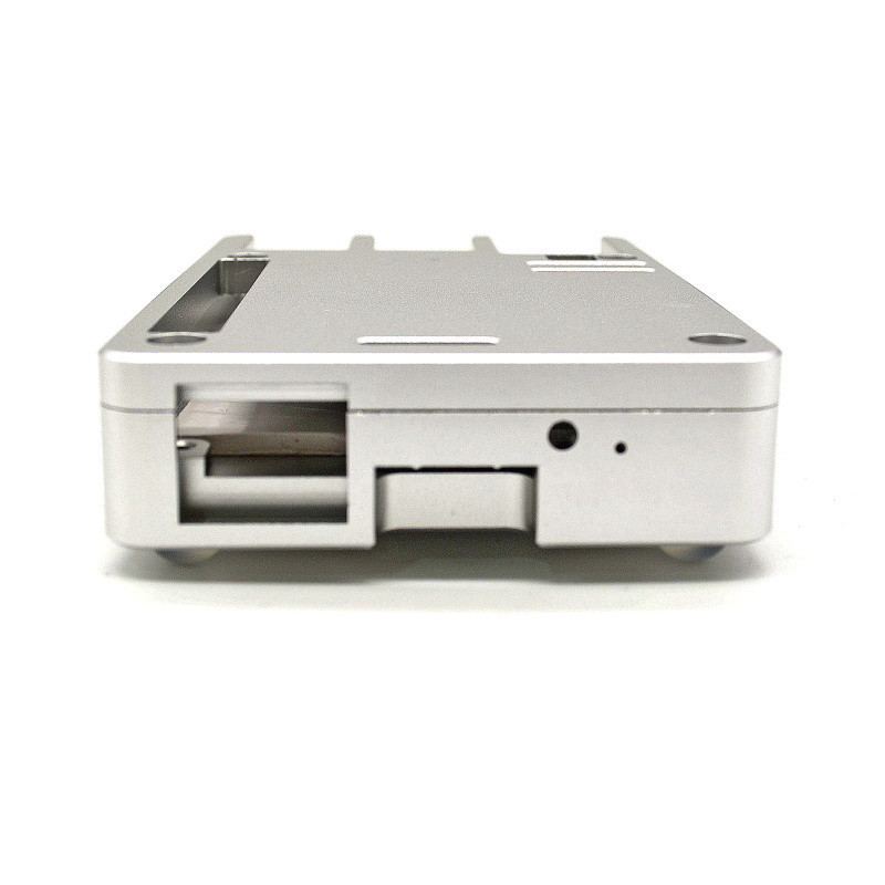 Pi5 Passive Cooling CNC Box, Silver - PiShop.us