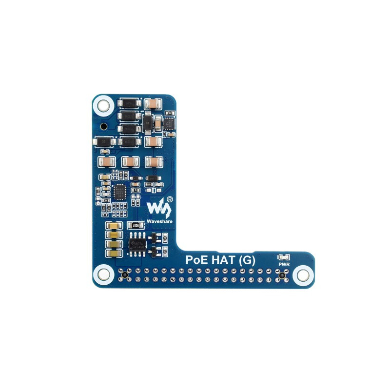 Waveshare PoE HAT (G), 5V 5A, 802.3af/at, for Pi 5 & CM5 | 27670