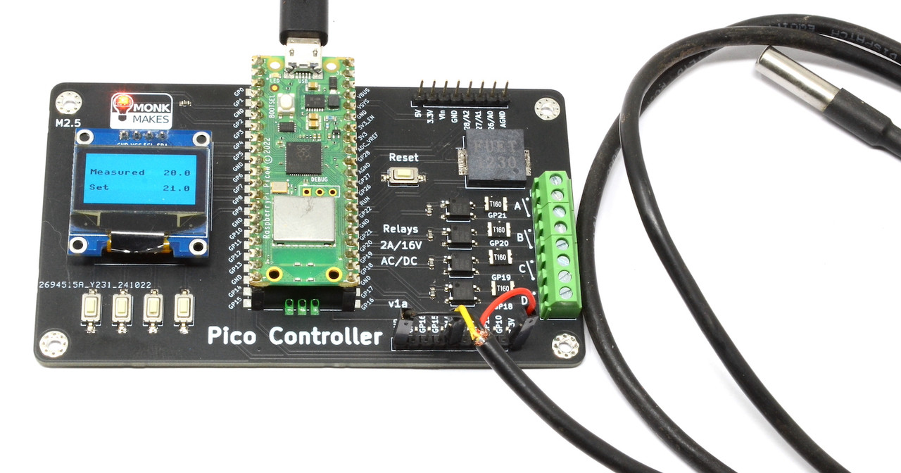 MonkMakes SKU00105 - PICO CONTROLLER V1A | PiShop.us