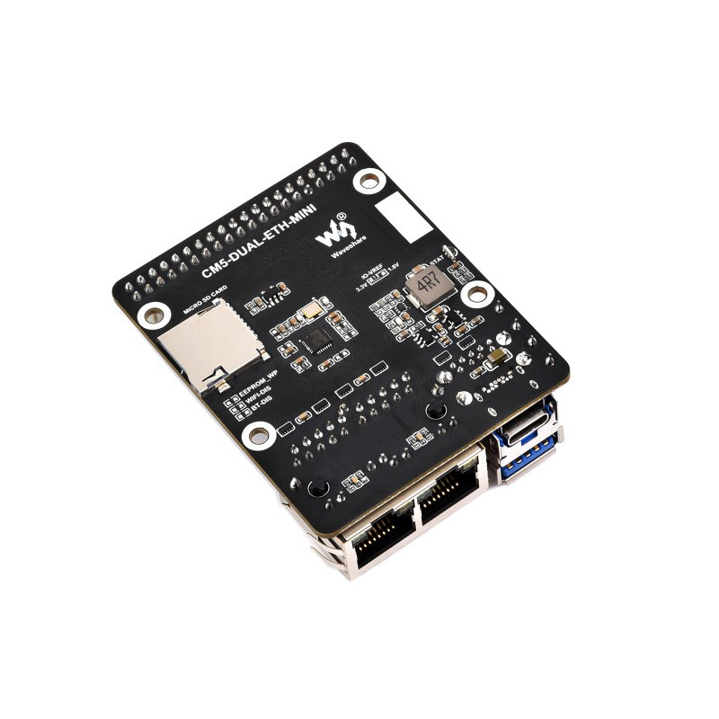 Mini Dual Gigabit Ethernet Mini Base Board for Raspberry Pi Compute ...