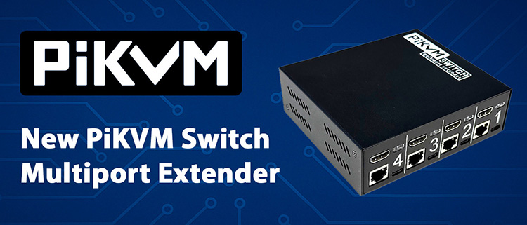 PiKVM Switch Multiport Extender: One Device to Manage Them All - PiShop.us