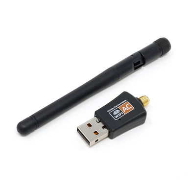 Raspberry Pi Dual Band 5GHz 2.4GHZ USB WiFi Adapter with Antenna PiShop.us