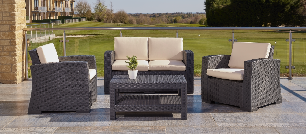 Commercial exterior furniture in stock today