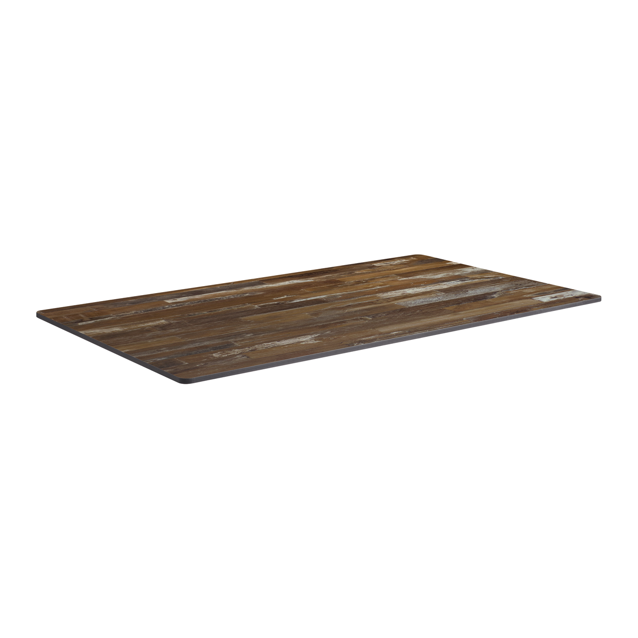 Extrema Commercial Durable Table Top in Planked Vintage Wood Effect