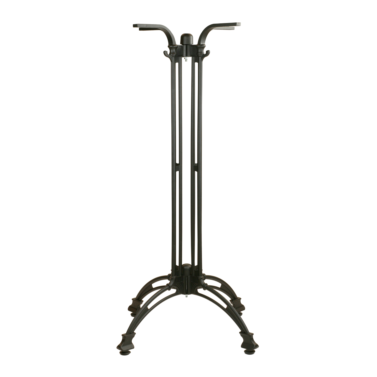 Orleans Commercial Black Aluminium 4 Leg Poseur Table Base