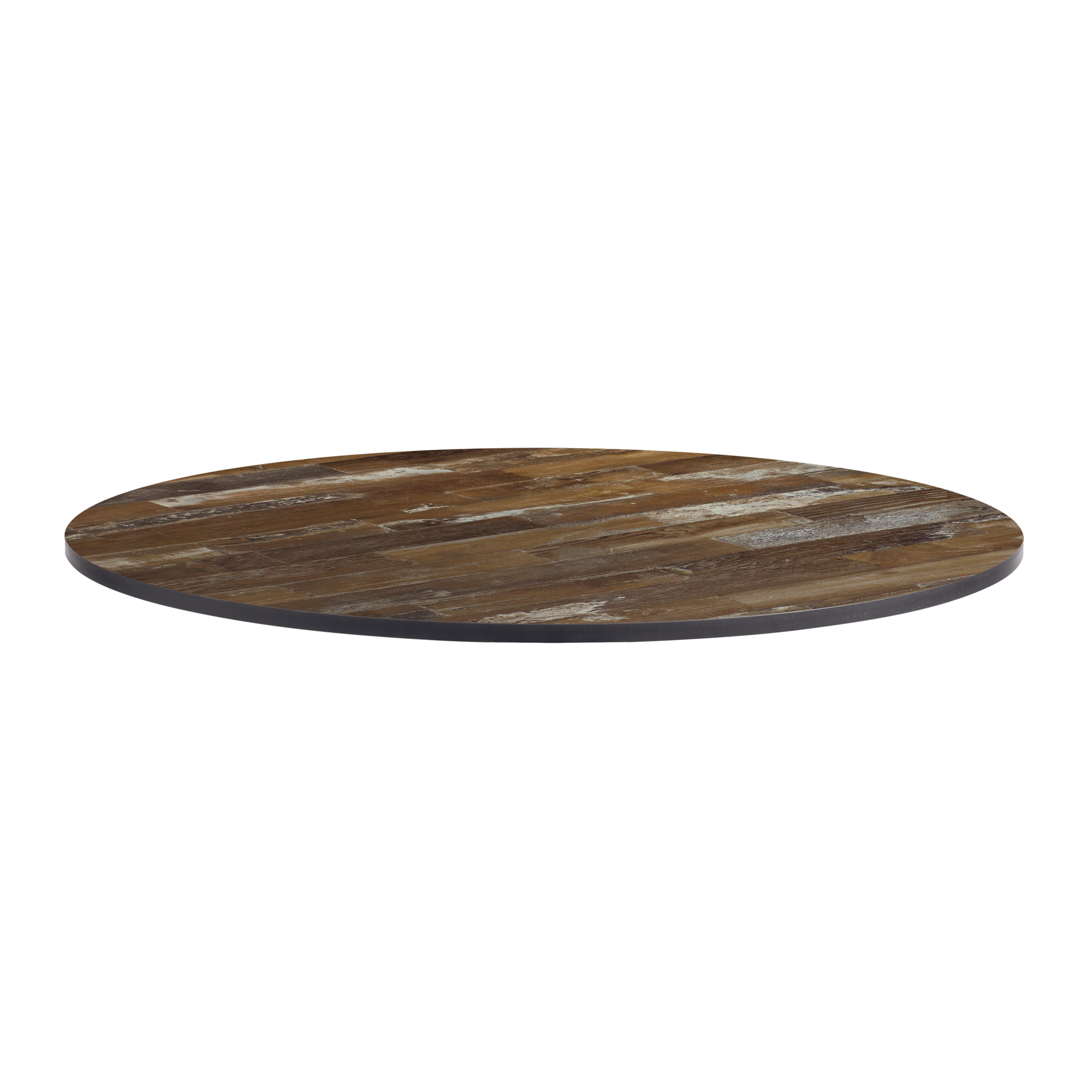 Extrema Commercial Durable Table Top in Planked Vintage Wood Effect