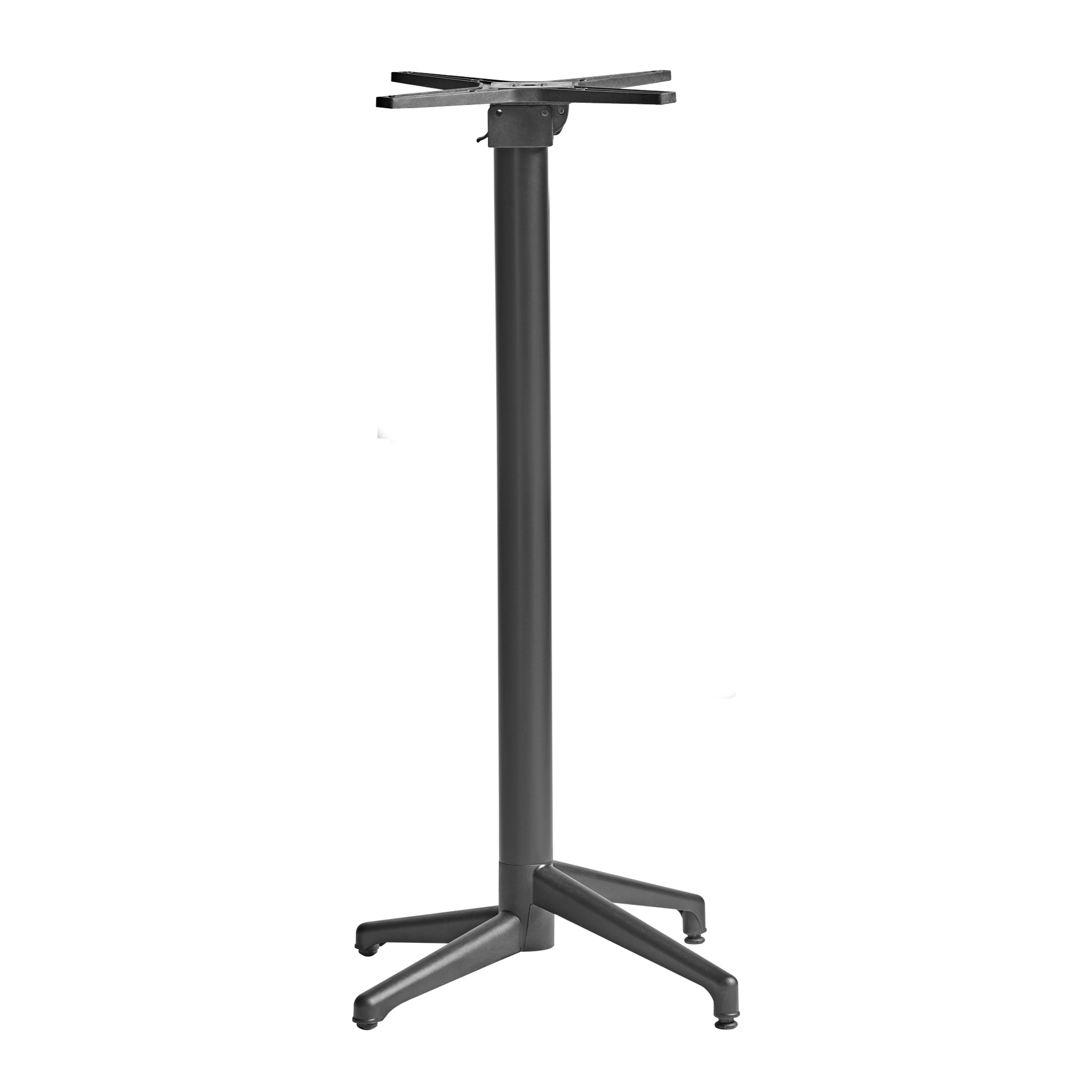Orleans Commercial Black Aluminium 4 Leg Poseur Table Base