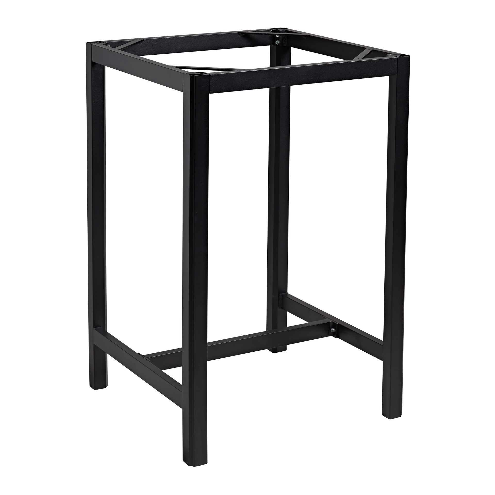 Bison Commercial Black Metal Square Table Base