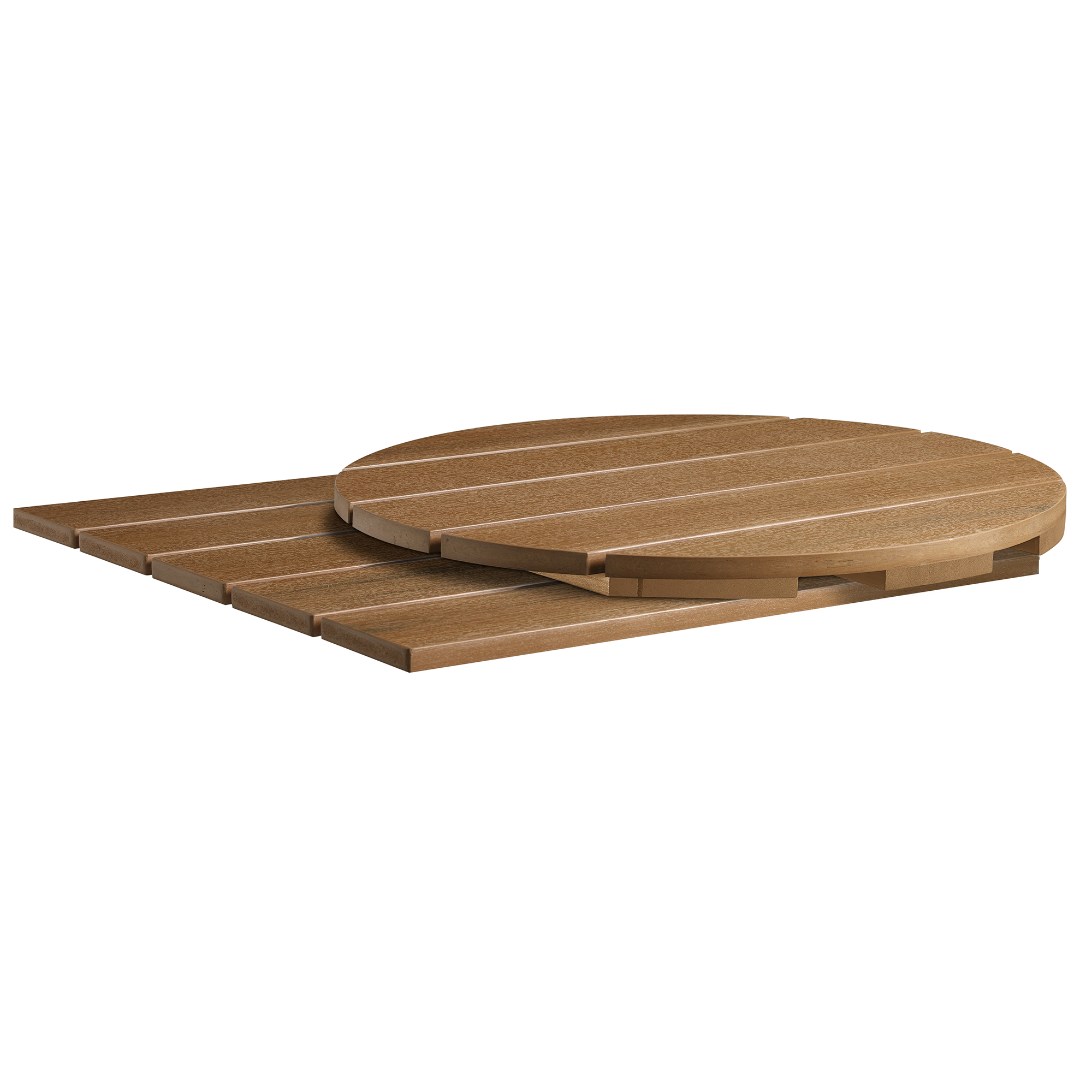EKO Commercial Recycled Wood Effect Black Table Top