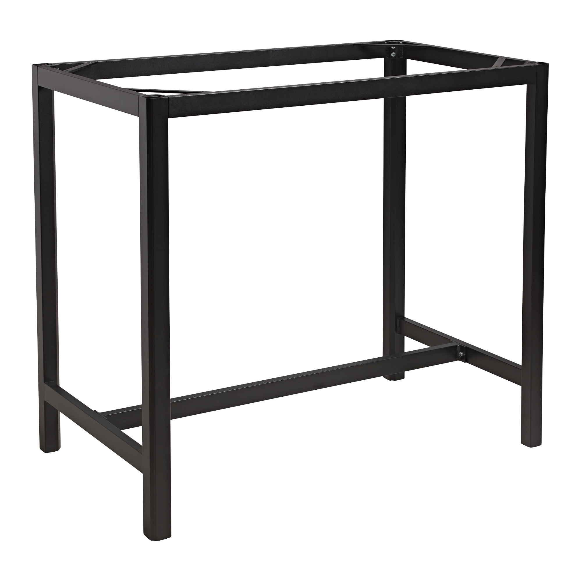 Orleans Commercial Black Aluminium 4 Leg Poseur Table Base