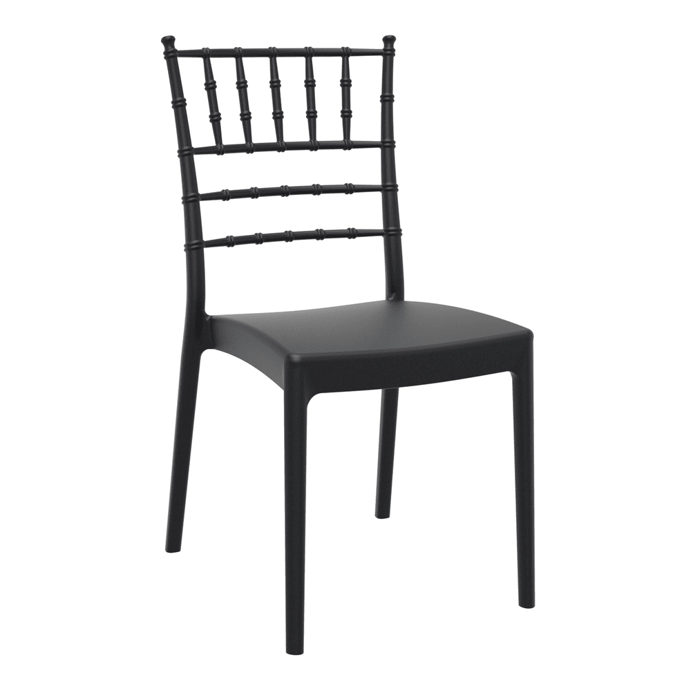 Siesta Exclusive Commercial Polypropylene Napoleon Stacking Side Chair