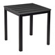 EKO Commercial Recycled Wood Effect Black Table Top
