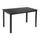 EKO Commercial Recycled Wood Effect Black Table Top