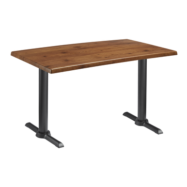 Enduratop Commercial FLAT Dining Table with Natural Wood Top