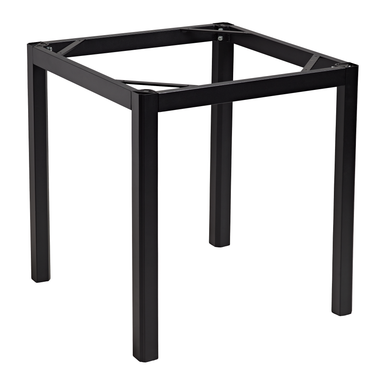Troy Commercial Black Aluminium Square Dining Table Base