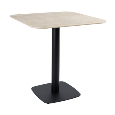 Extrema Premium Complete Dining Table - Beige Travertine with Moderno ...