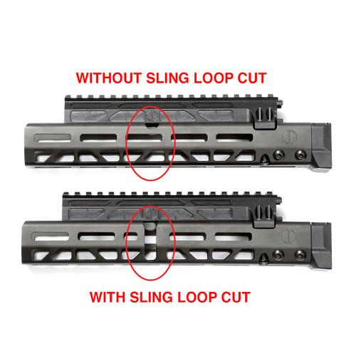 MMS AK MLOK Handguard (with gas tube)