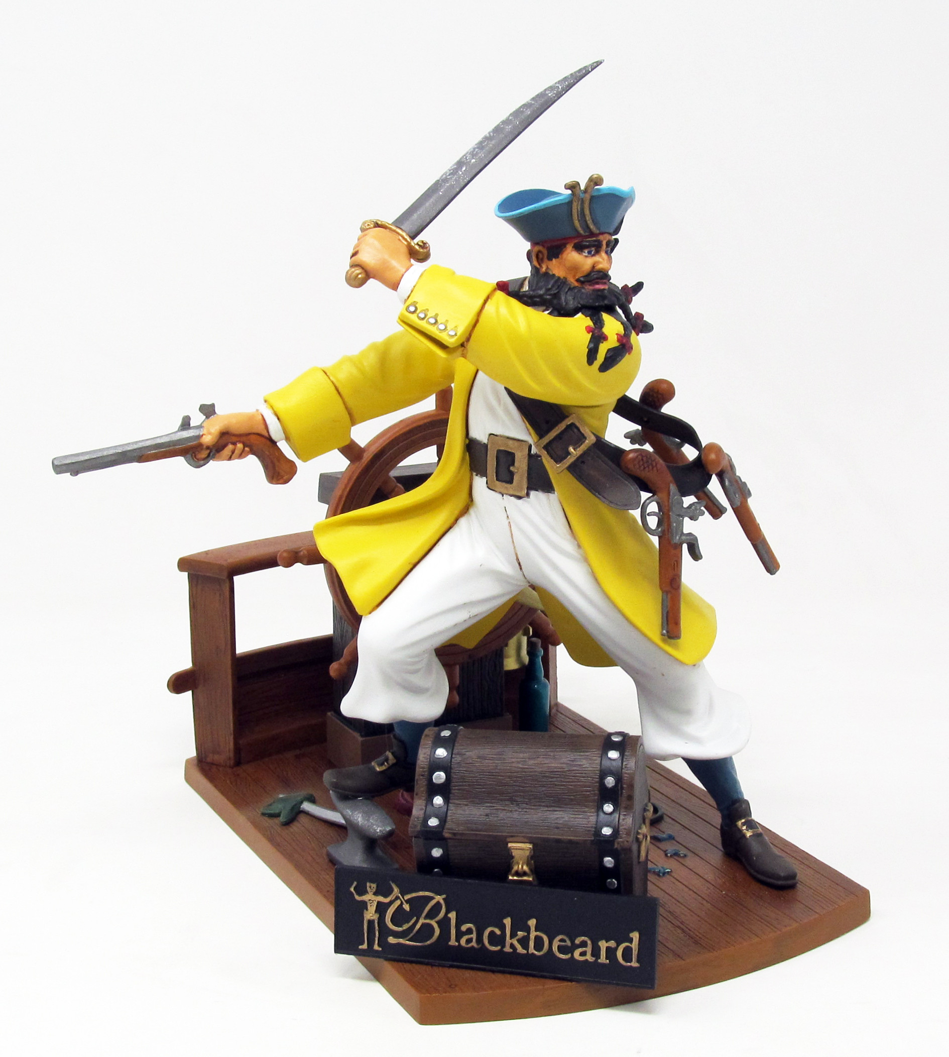 Blackbeard the Bloodthirsty Pirate 1/10 Plastic Model Kit