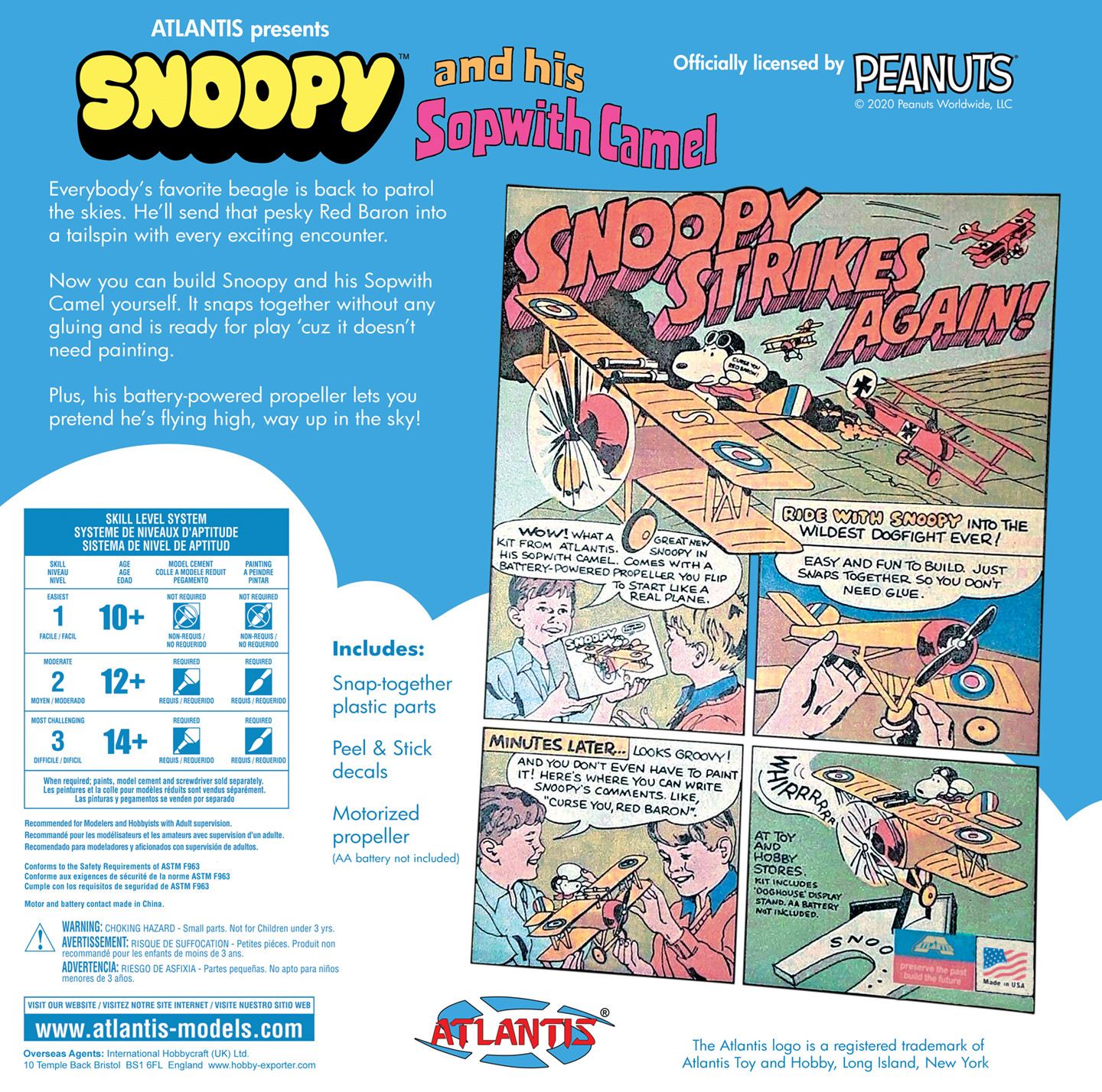 Atlantis Plastic Model Hobby kits Made in the USA!