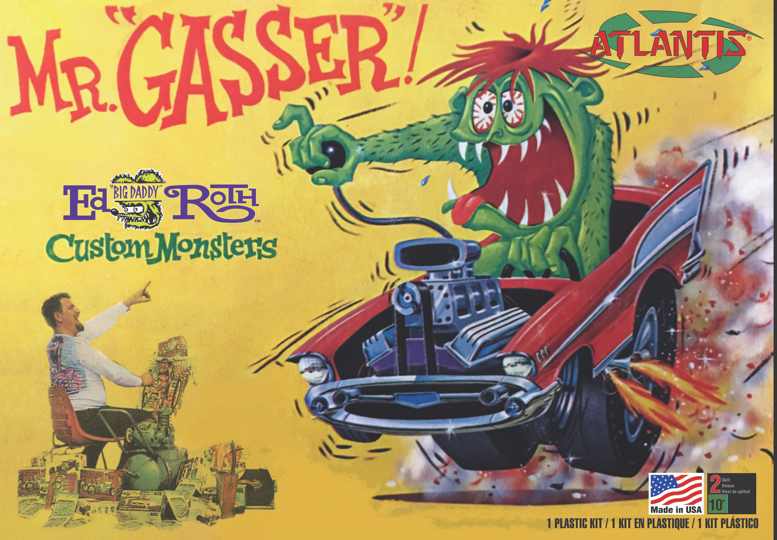 1:25 Ed "Big Daddy" Roth Mr. Gasser 1957 Chevrolet Caricature (6.5 ...