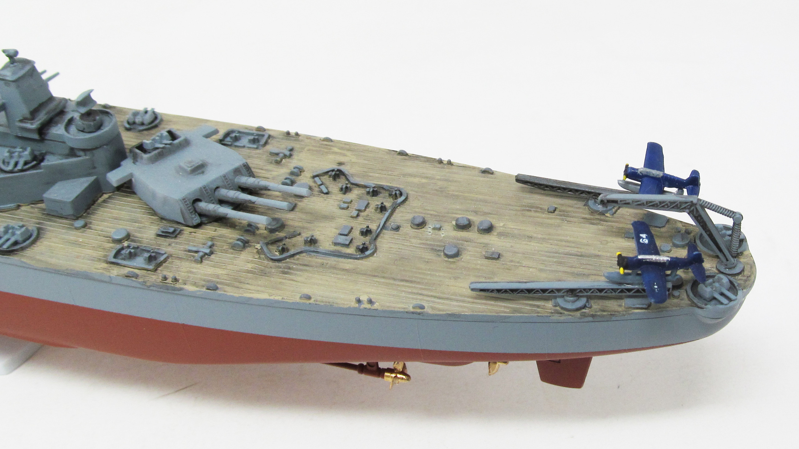 USS Wisconsin BB-64 Battleship 1/665 Plastic Model Kit