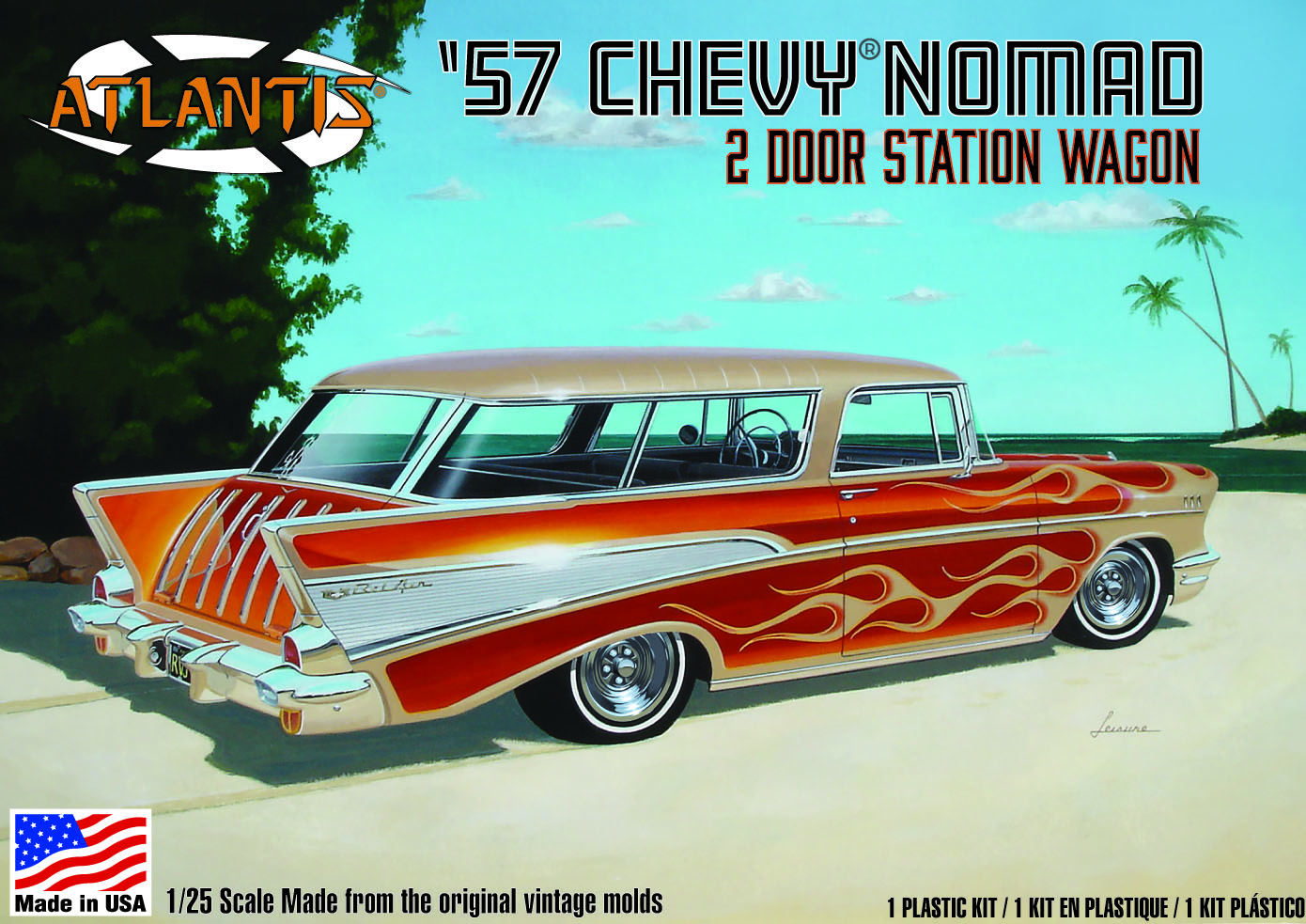 1957 Chevy Nomad 1/25 Scale - Atlantis Models