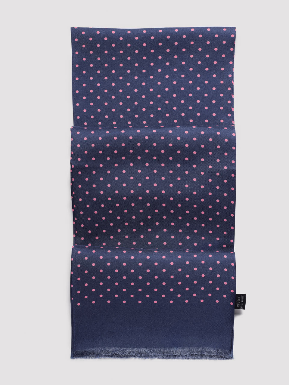 Navy & Pink Birkin Silk Scarf | Peter Christian