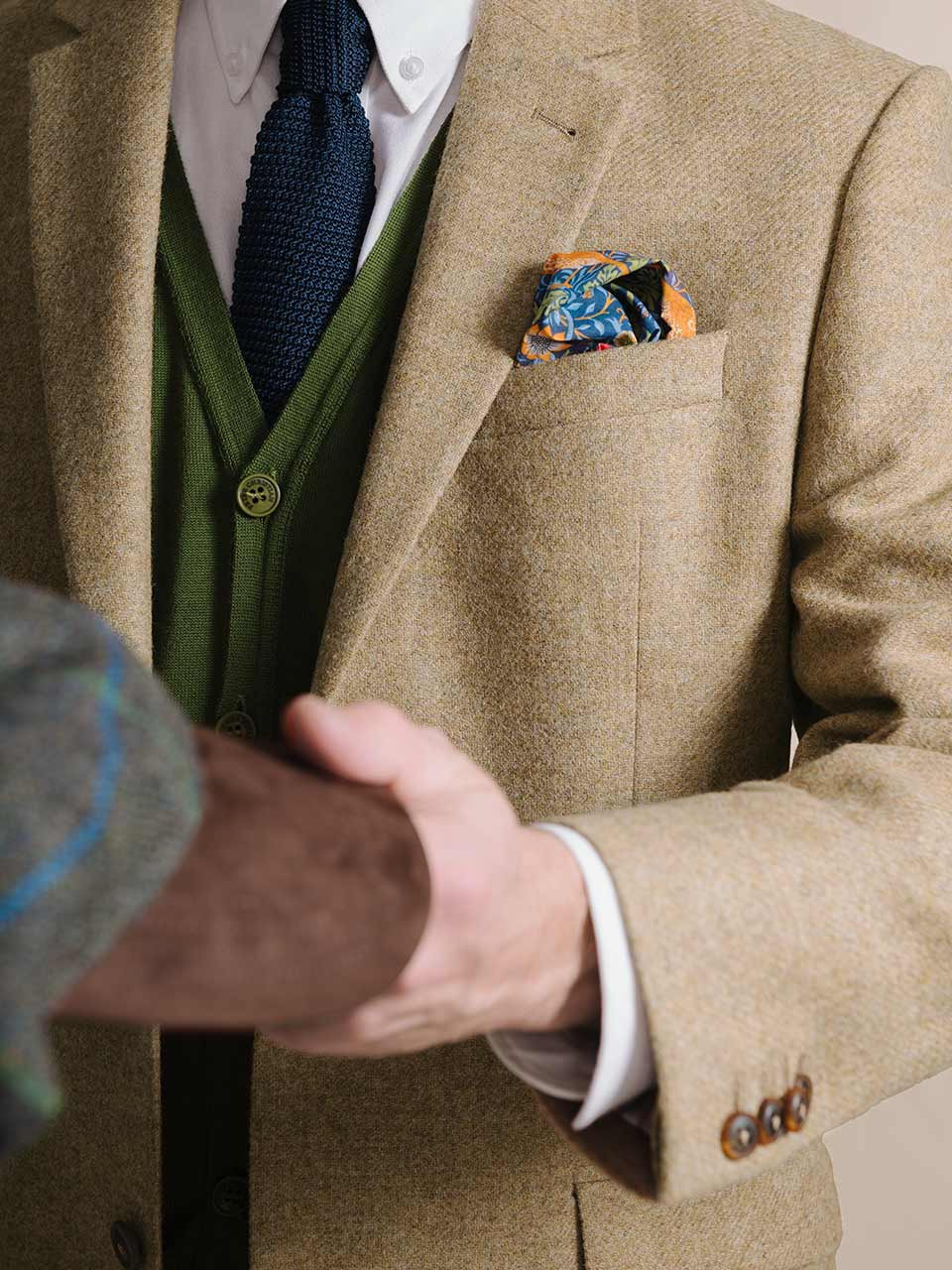 Moon Tweed Jacket in Barley