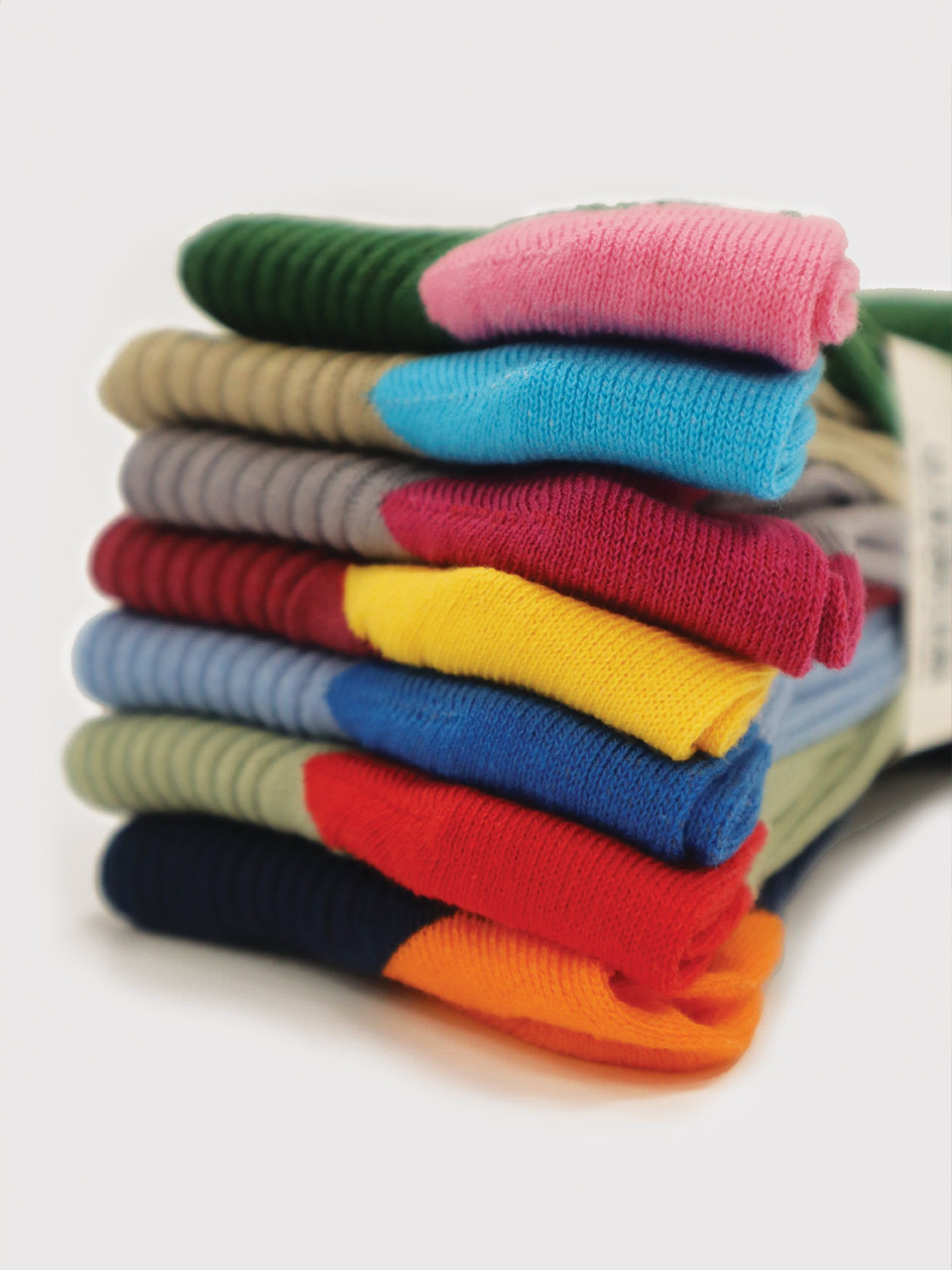 Men's Soft Top 7 Sock Pack - Multi Coloured | Peter Christian
