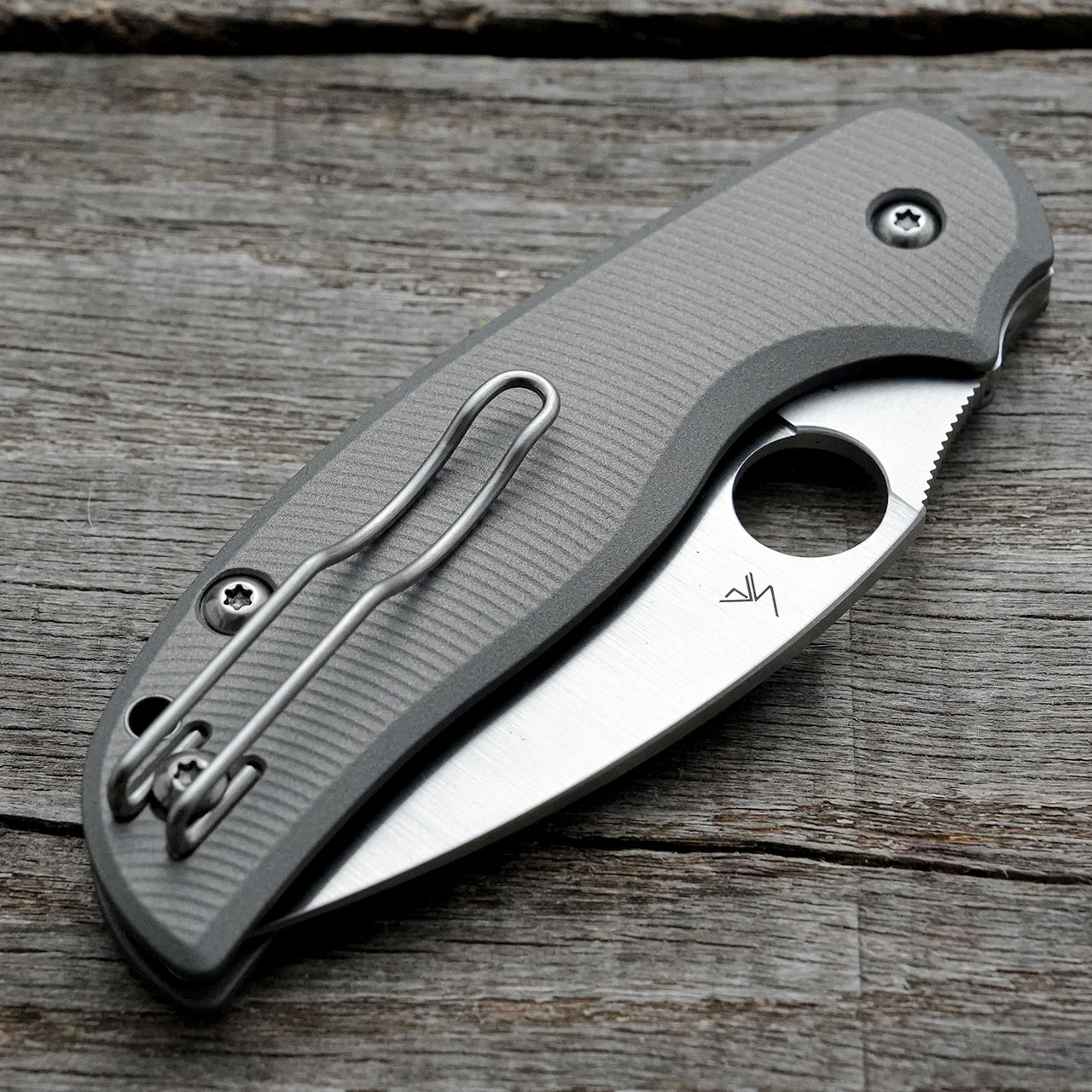 Spyderco Sage 6 S30V Knife + AWT Sage 6 Agent Scales Installed