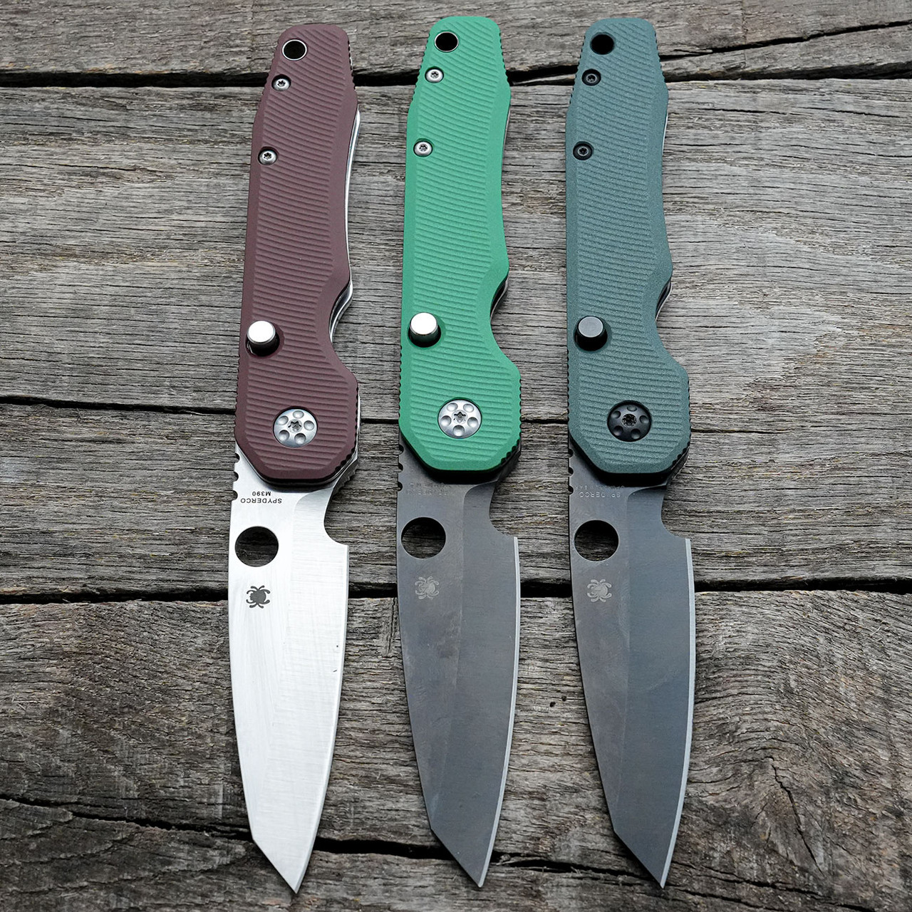 Spyderco Smock Scales - Aggressive Agent Milling - Cerakote