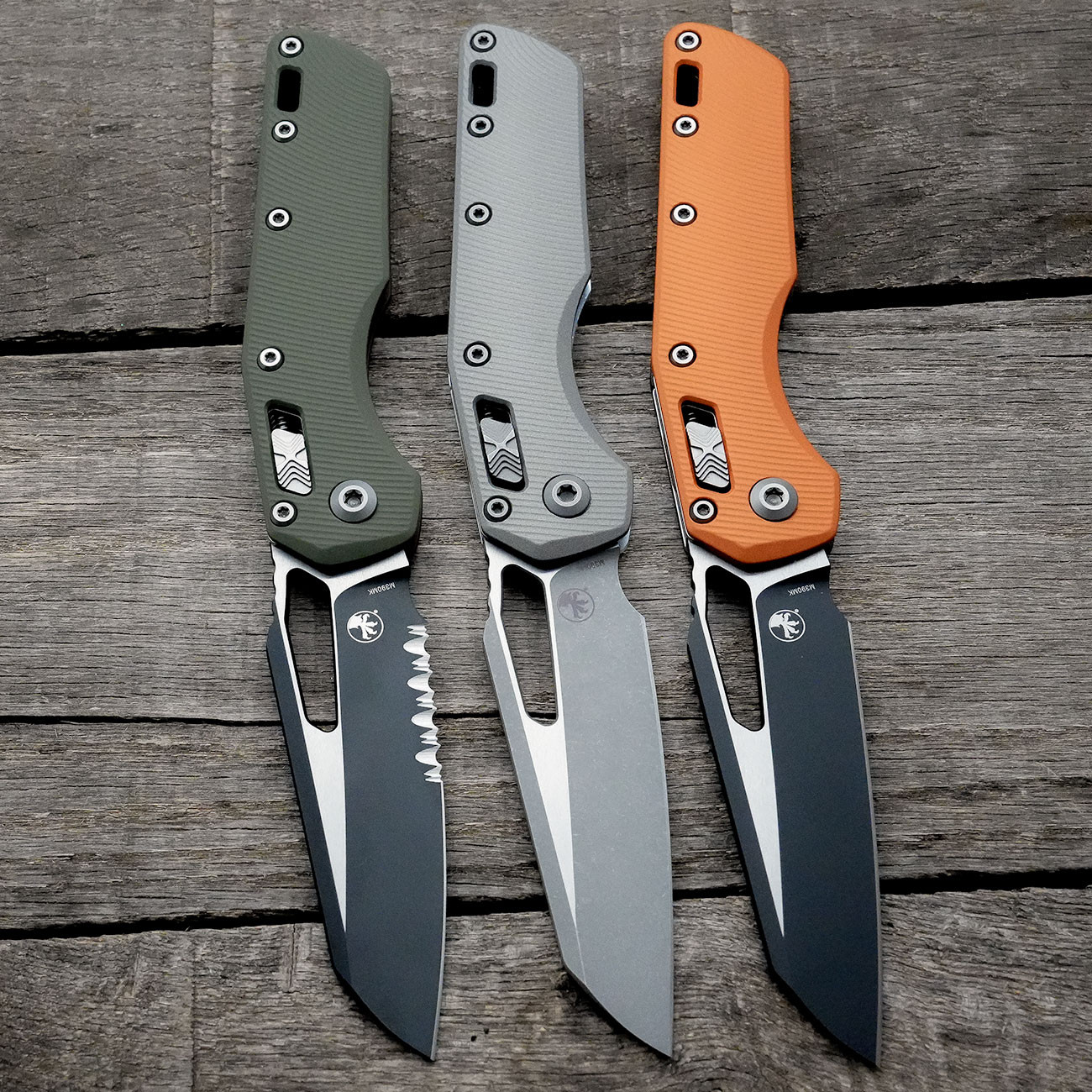 Microtech MSI Scales – Contoured - Agent Milling - Cerakote
