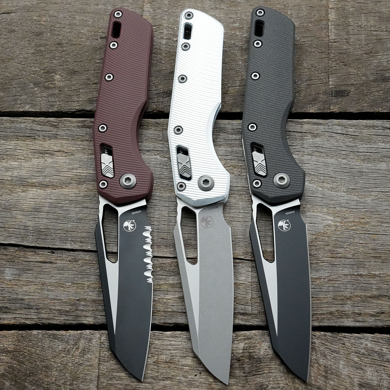 Microtech MSI Scales – Contoured - Agent Milling - Cerakote