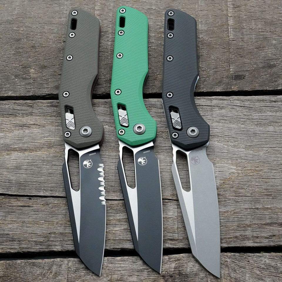 Microtech MSI Scales – Contoured - Agent Milling - Cerakote