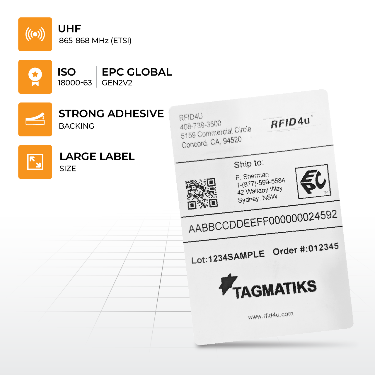 RFID Tags and RFID Labels in India - RFID4U Store