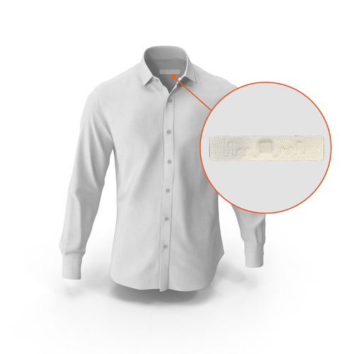TagMatiks Heat-seal RFID Laundry Tag