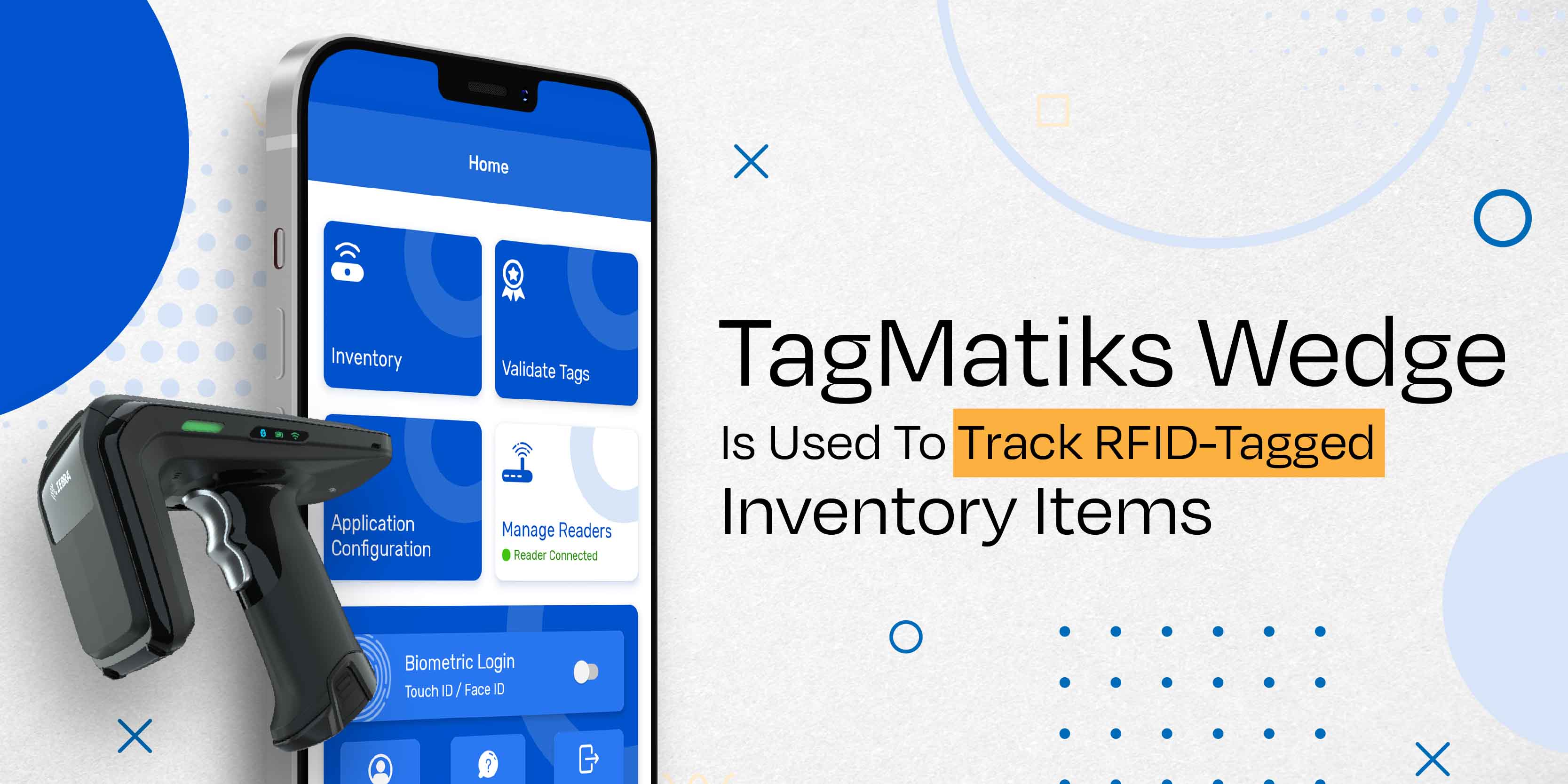 How can TagMatiks Wedge be used to track RFID-tagged inventory items ...