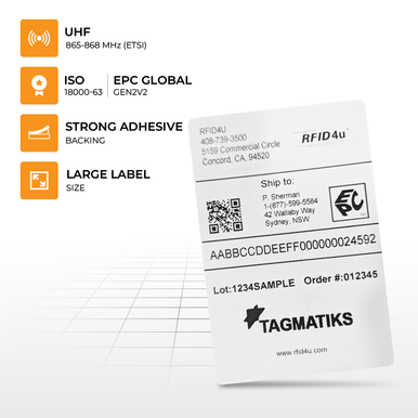 TagMatiks Kickstart 4 x 6 Label Roll