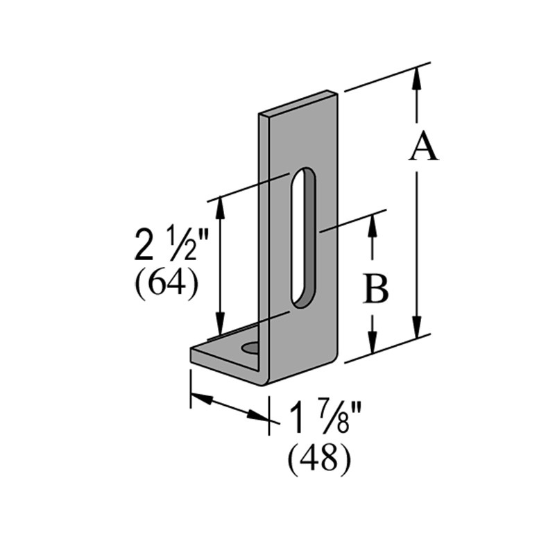 P1499 - 1 Hole, 1 Slot, 90° Fitting - Unistrut Midwest