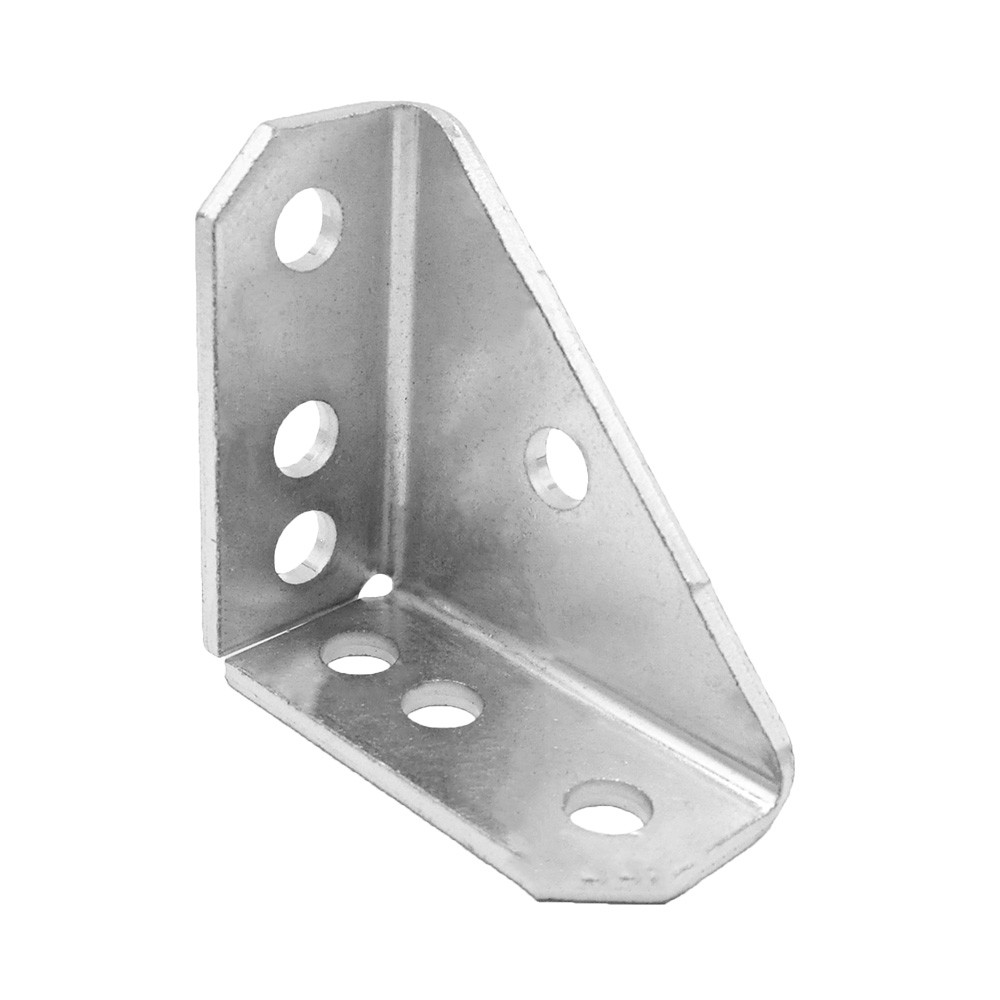 P2484 - 7 Hole, 90° Gusseted Fitting - Unistrut Midwest
