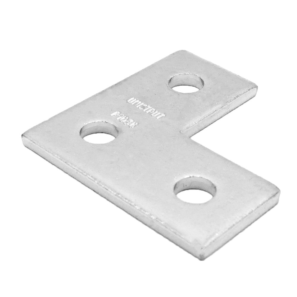 P1036 - 3 Hole, L-Shaped Corner Flat Fitting - Unistrut Midwest