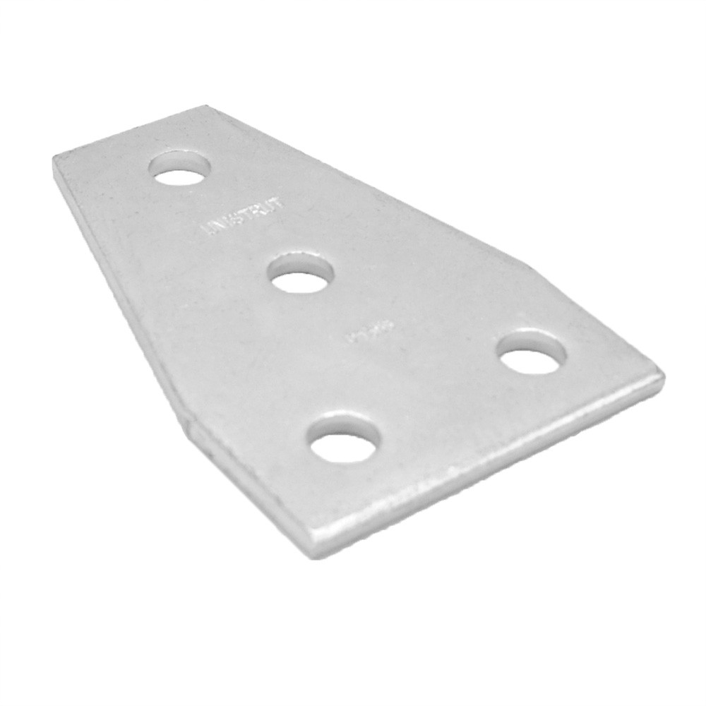 P1358 - 4 Hole, Gusseted Flat T-Shape Fitting - Unistrut Midwest