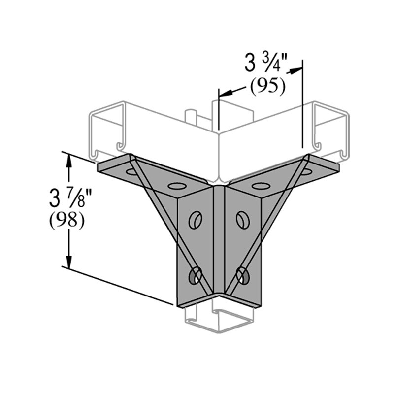 P2226 - Wing Shape Fitting - Unistrut Midwest
